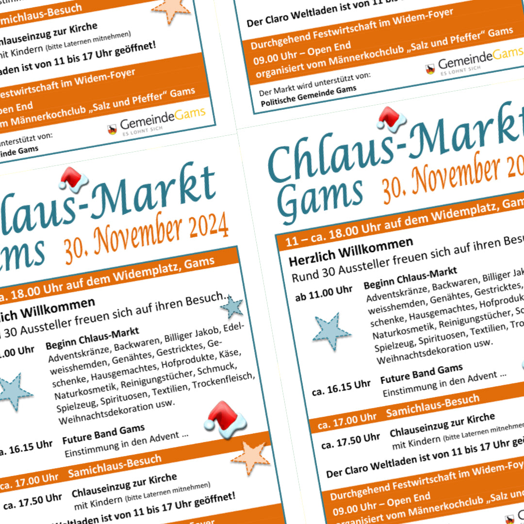 Brennerei Schegg am Gamser Chlaus-Markt, 30. November 2024 ...